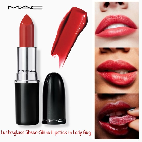 MAC Cosmetics | Makeup | Mac Cosmetics Lustre Lipstick Lady Bug Red New In Box | Poshmark